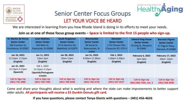 Age-Friendly Rhode Island | Ways to support Rhode Islanders as they age